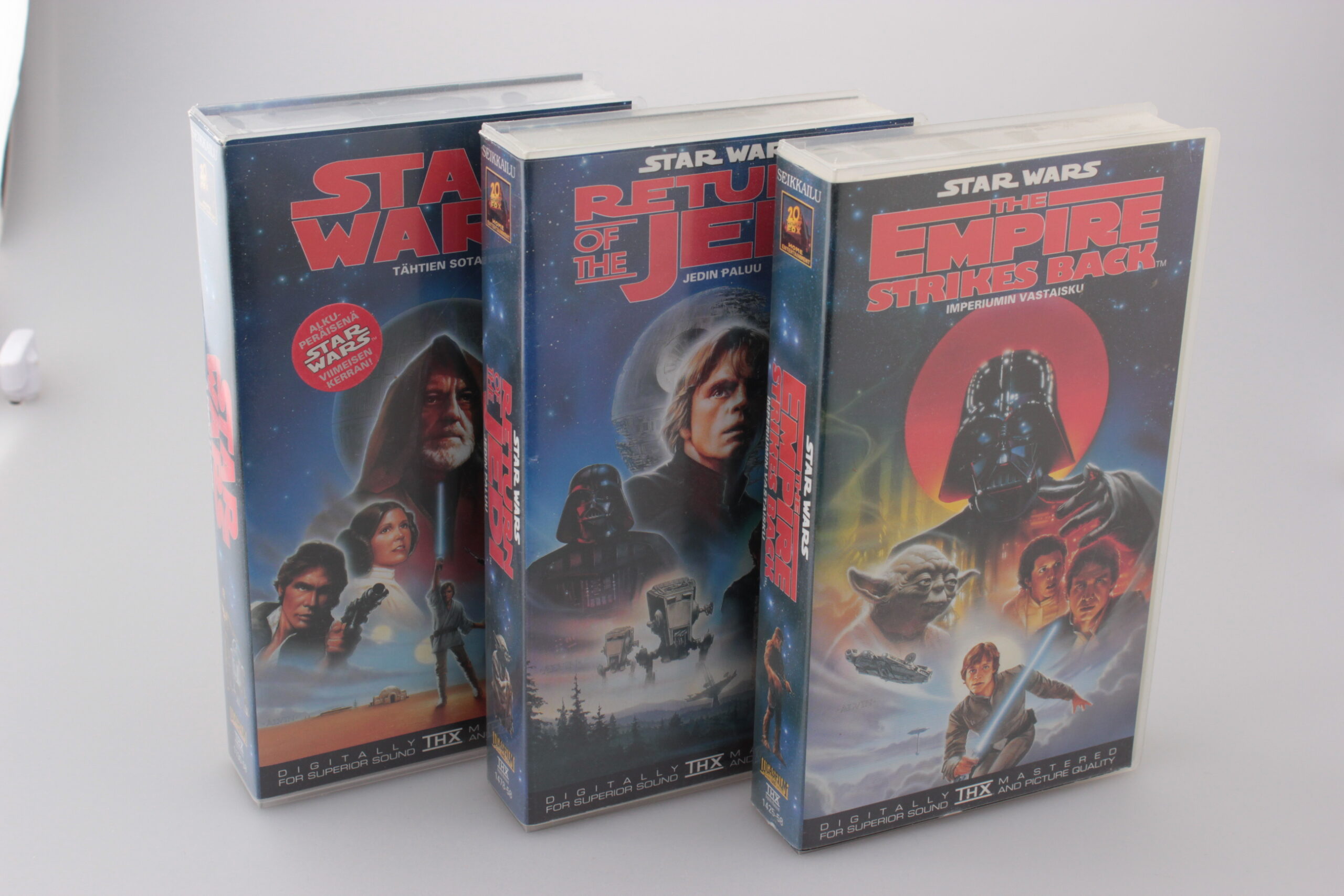 STAR WARS VHS-KASETIT, 3 KPL - Goodwill-verkkokauppa