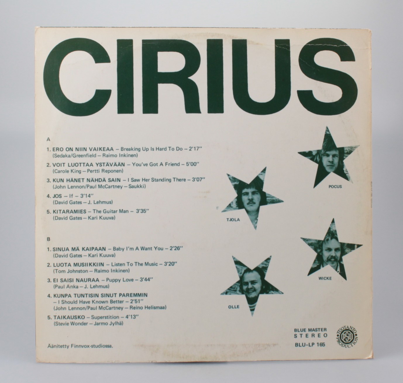 LP-LEVY CIRIUS: CIRIUS - Goodwill-verkkokauppa